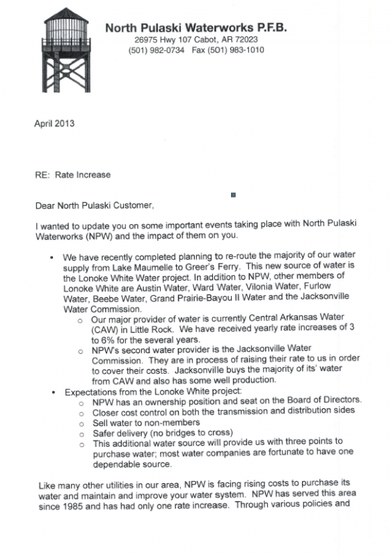 Current Projects | North Pulaski Waterworks